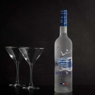 Grey Goose Vodka Engraved Bottle | Alcohol Gifts Delivered | Gift for ...