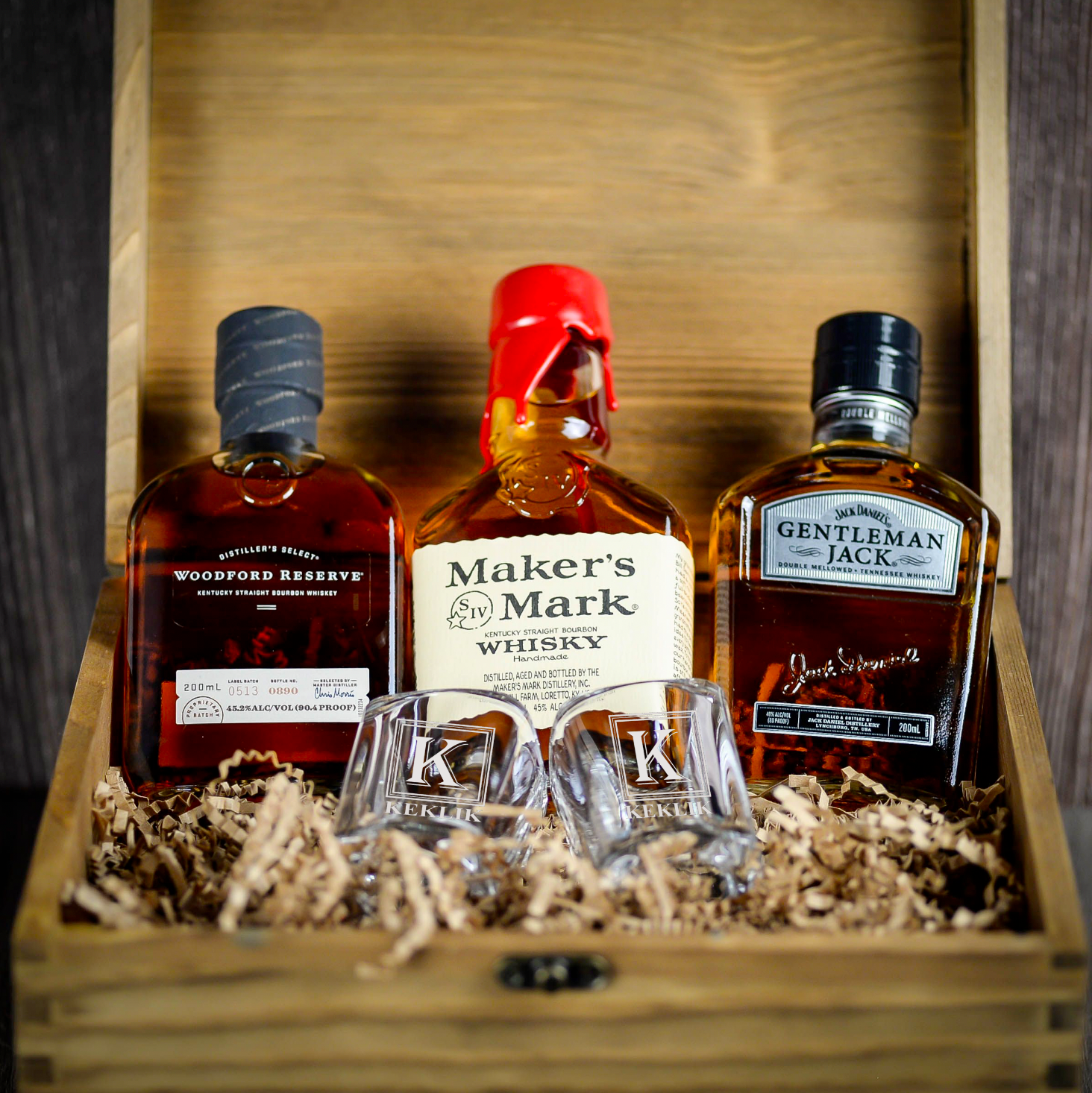 Whiskey Sampler Gift Box Set | Woodford Reserve Whiskey Gifts | Liquor ...